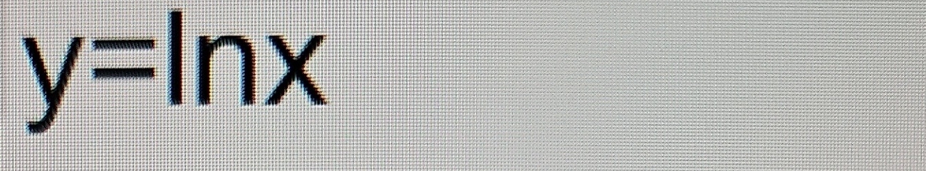 Solved find the derivative of y=lnx | Chegg.com