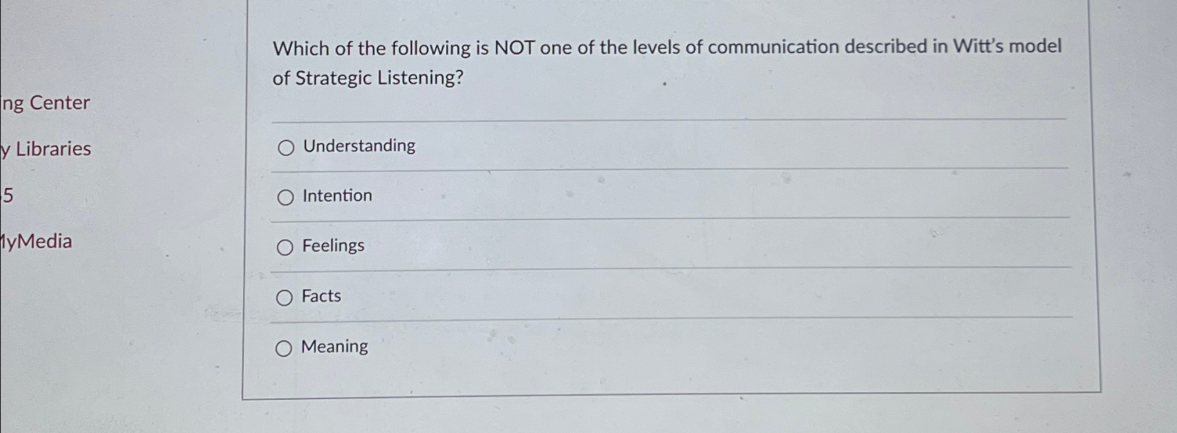 Solved Which of the following is NOT one of the levels of | Chegg.com