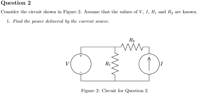 Solved Question 2Consider the circuit shown in Figure 2. Λ | Chegg.com