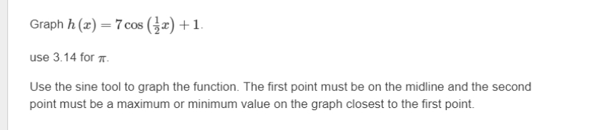 Solved Graph Hx7cos12xe 314 for πuse The Sine