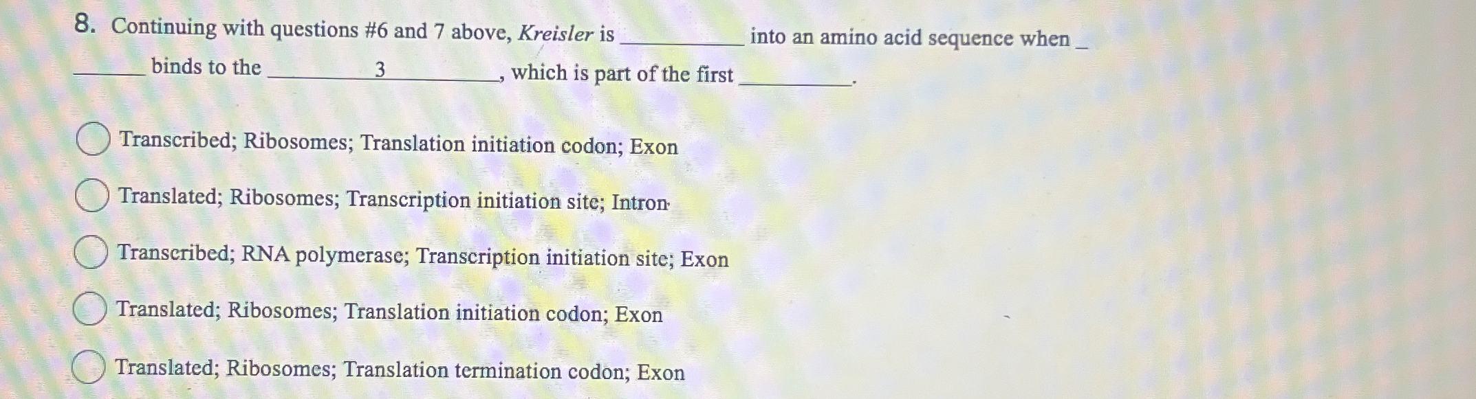Solved Continuing with questions #6 ﻿and 7 ﻿above, Kreisler | Chegg.com