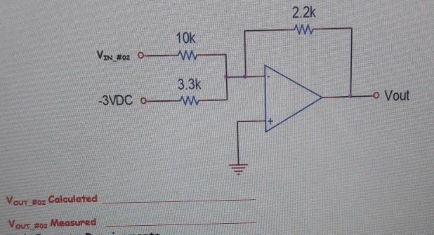 Solved Part 4. DC Multiple Input Operation - Summing | Chegg.com