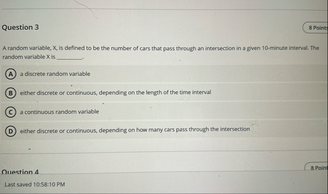Solved Question 3A random variable, x, ﻿is defined to be the | Chegg.com