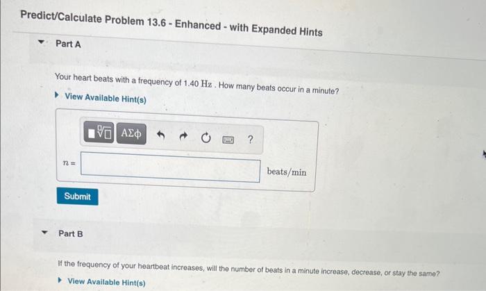 Solved Predict/Calculate Problem 13.6 - Enhanced - with | Chegg.com