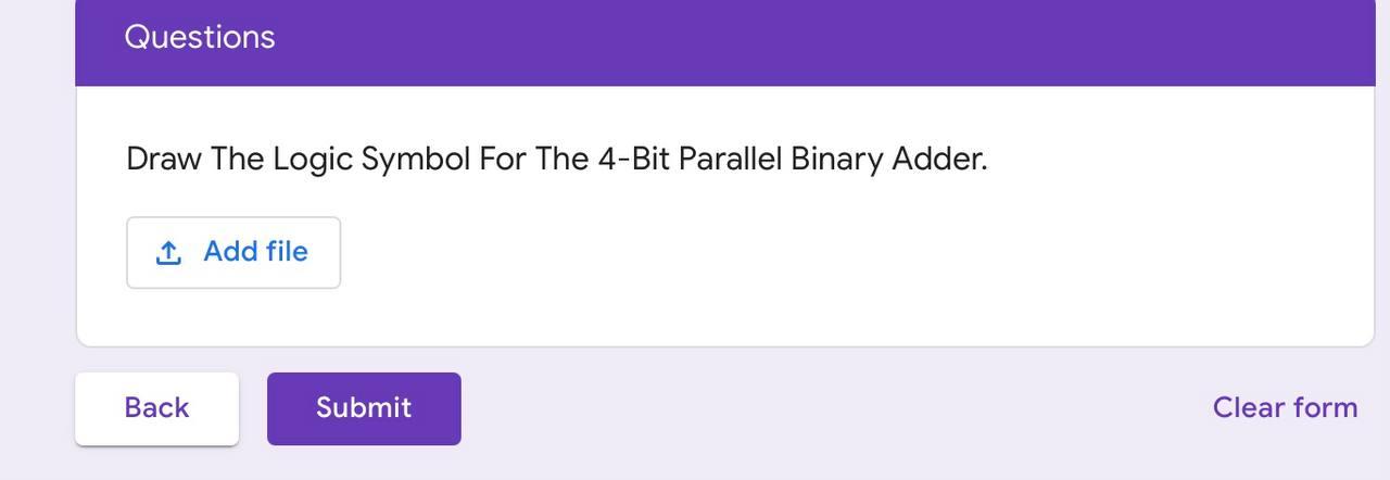 Solved Questions Draw The Logic Symbol For The 4-Bit | Chegg.com