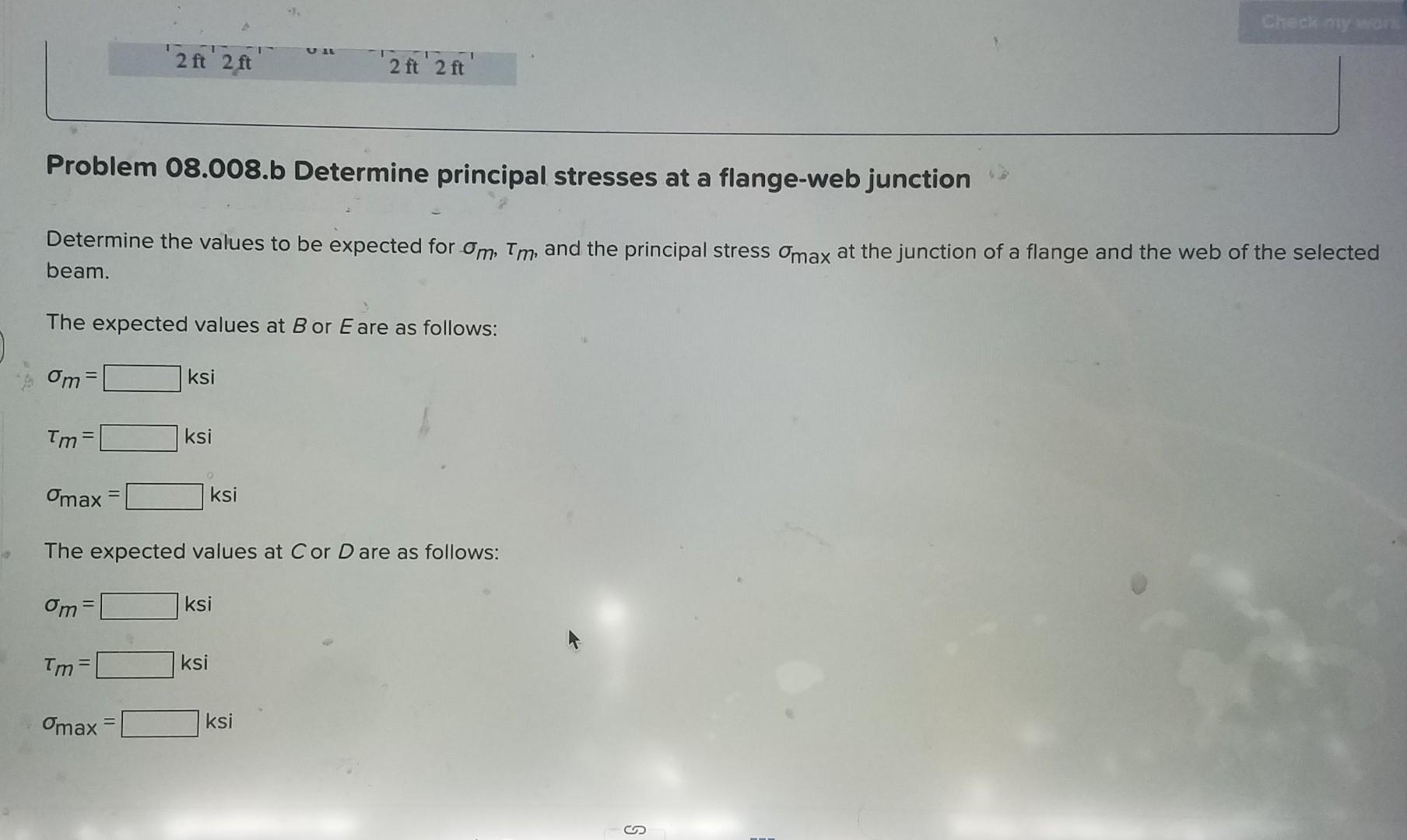 Solved Check my work Required information Problem 08.008 - | Chegg.com