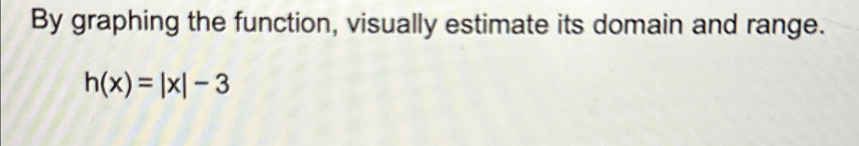 Solved By graphing the function, visually estimate its | Chegg.com