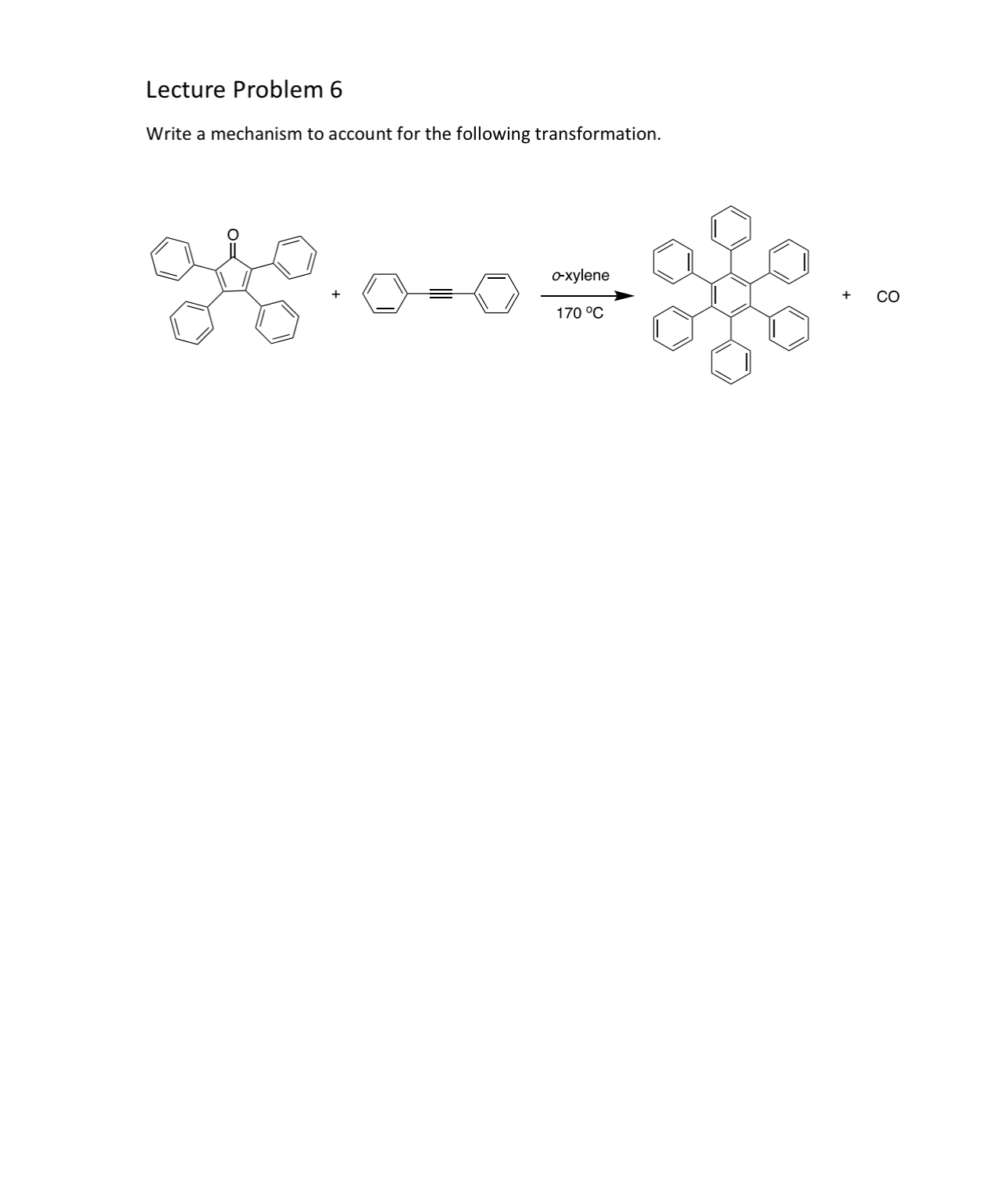 Solved Lecture Problem 6Write a mechanism to account for the | Chegg.com
