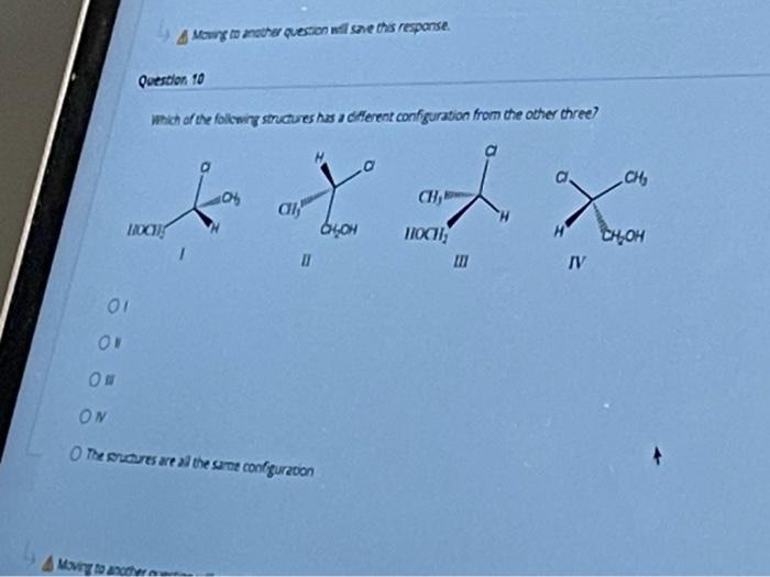 Solved organic chemistry: which of the following structures | Chegg.com