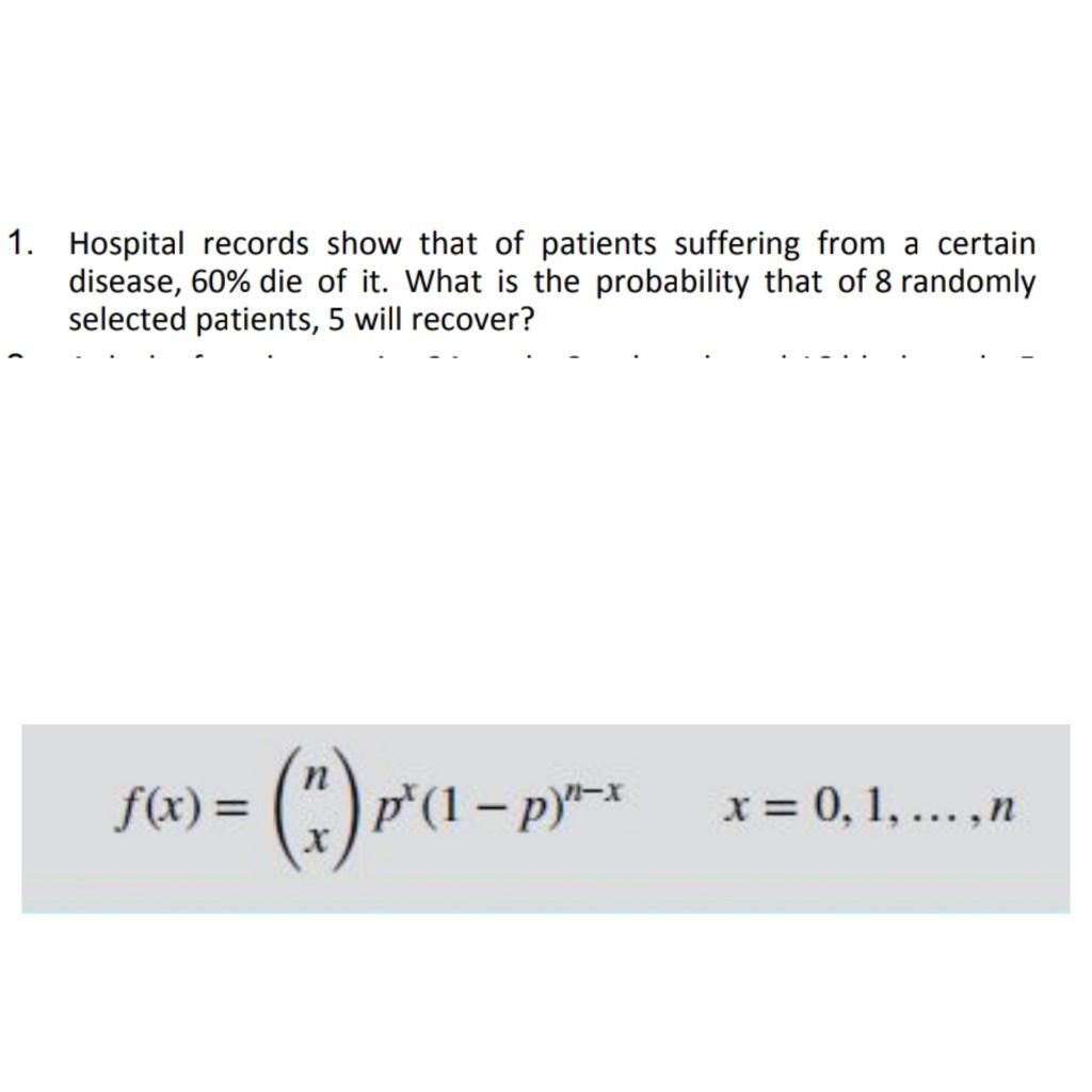 Solved answer the question using binomial distribution | Chegg.com