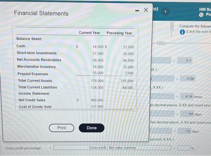 Solved Financial Statements | Chegg.com