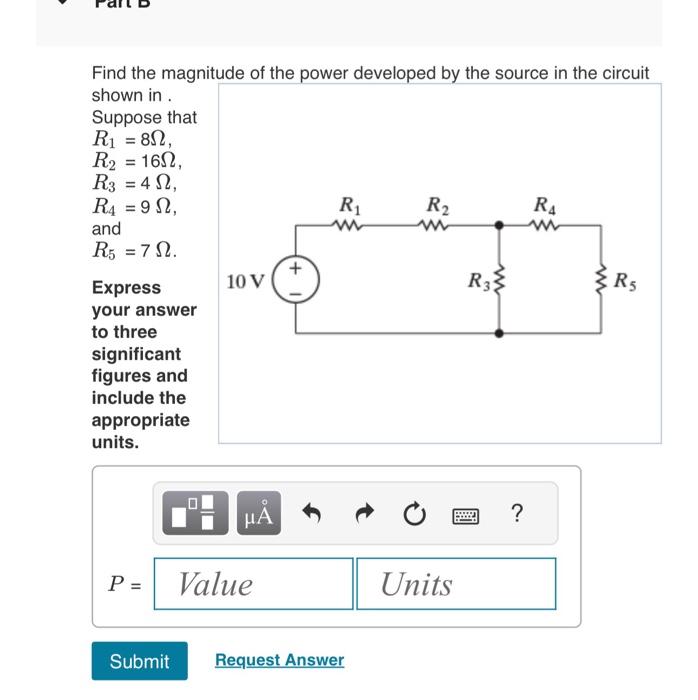 Solved in. Suppose that R1=8ΩR2=16ΩR3=4ΩR4=9Ω and R5=7Ω | Chegg.com