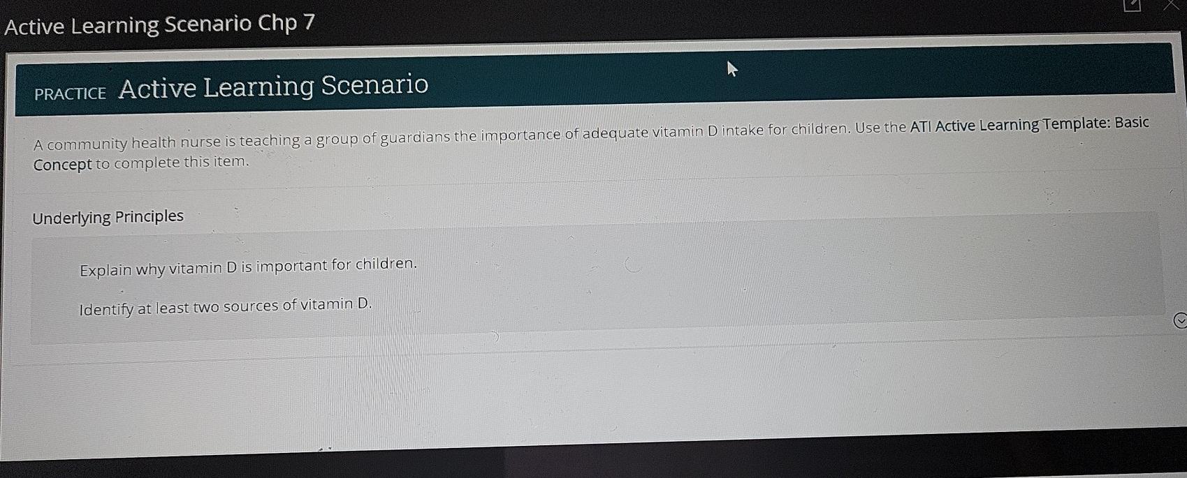Solved Active Learning Scenario Chp 7 PRACTICE Active | Chegg.com