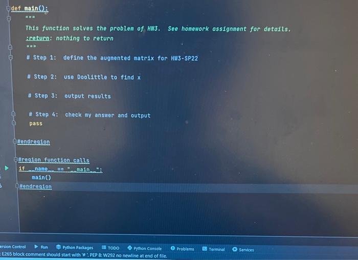 Solved Doolittle's method: The Doolsttle method first | Chegg.com