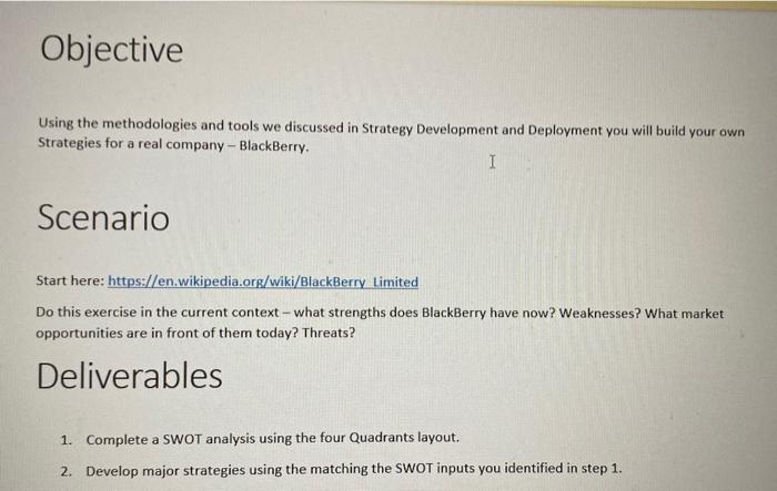 Solved Using the methodologies and tools we discussed in | Chegg.com