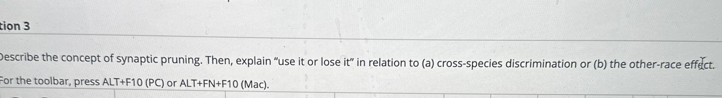 Solved Jescribe the concept of synaptic pruning. Then, | Chegg.com