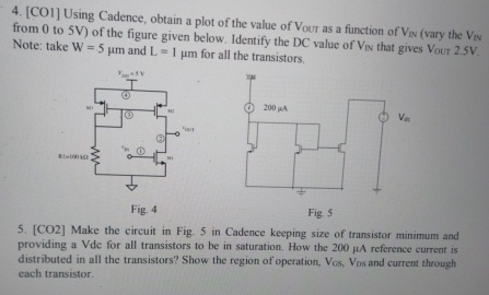 Solved [COI] ﻿Using Cadence, obtain a plot of the value of | Chegg.com