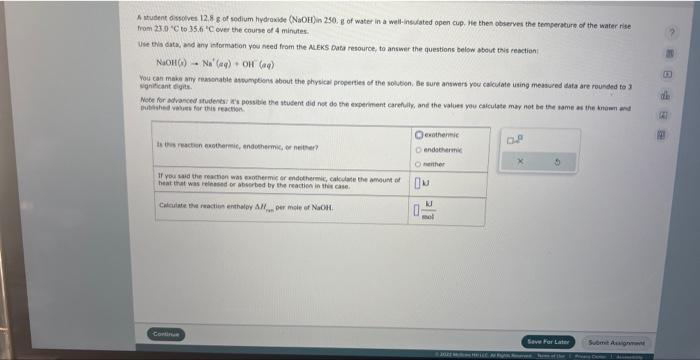 Solved from 23.0∘C to 35.1∘C ove the course of 4 minutes- | Chegg.com