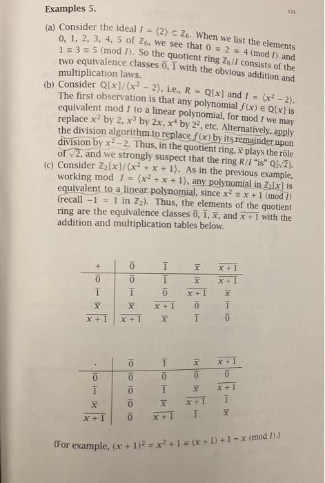 Solved Mimicking Example 5(c), give the addition and | Chegg.com