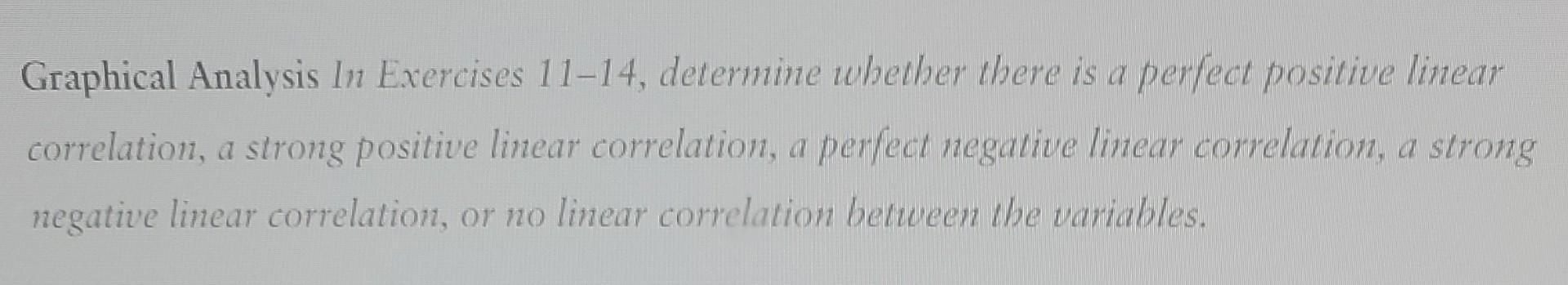 Solved Graphical Analysis In Exercises 11−14, determine | Chegg.com