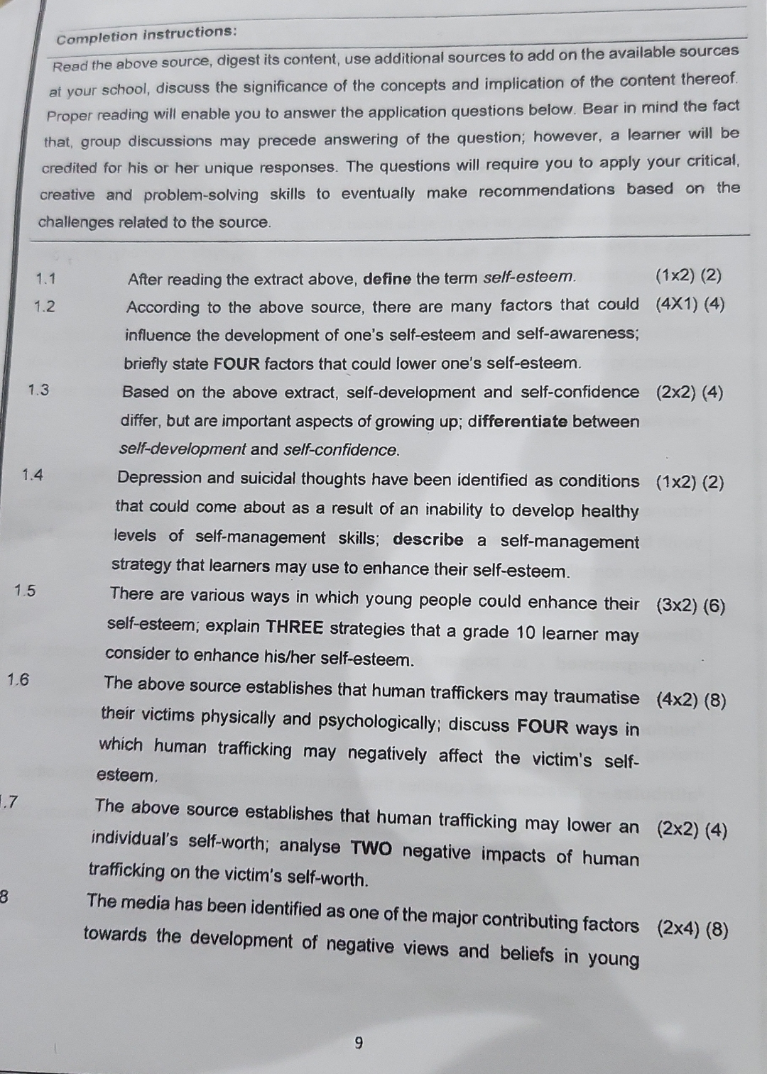 Solved Completion instructions:Read the above source, digest | Chegg.com
