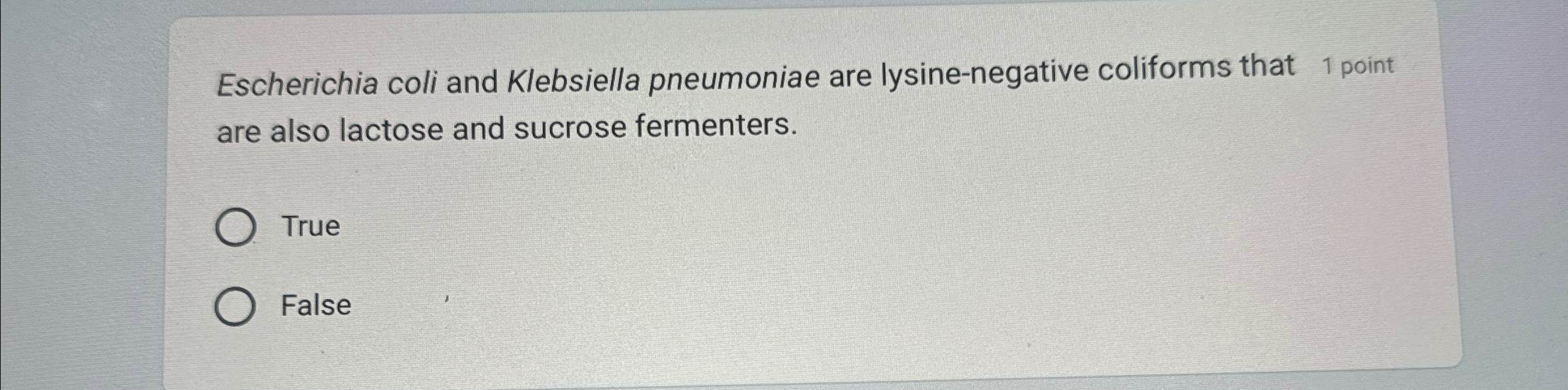 Solved Escherichia coli and Klebsiella pneumoniae are | Chegg.com