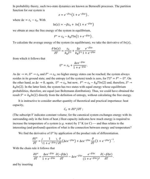 Solved (2.2) Write down the equation for the rate of entropy | Chegg.com