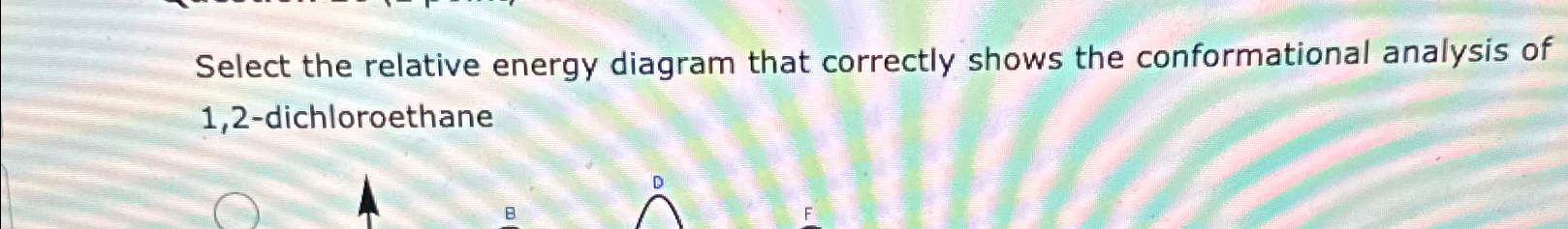 Select the relative energy diagram that correctly | Chegg.com