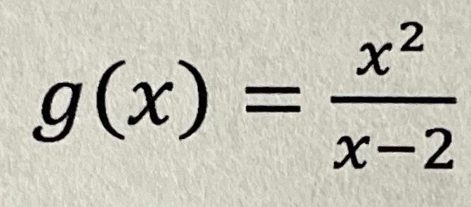 Solved x2 g(x) = X-2 | Chegg.com