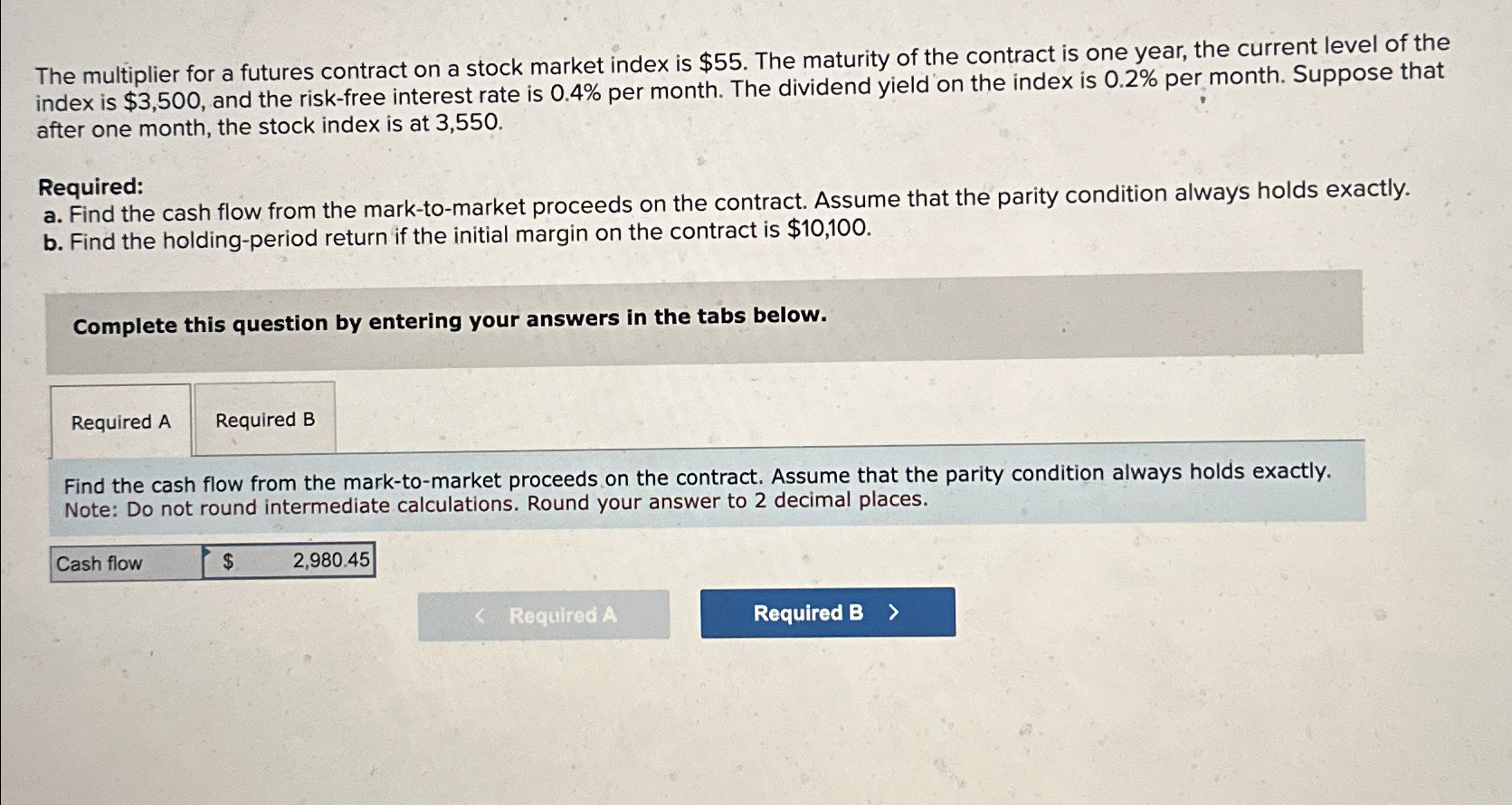 Solved The multiplier for a futures contract on a stock | Chegg.com