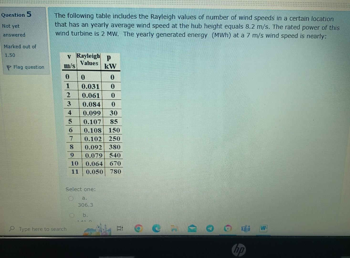 Solved Question 5 Not yet answered Marked out of 1.50 Flag | Chegg.com