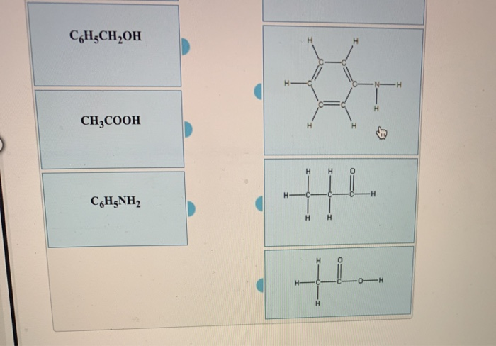 Solved Match the condensed structural formula on the left | Chegg.com