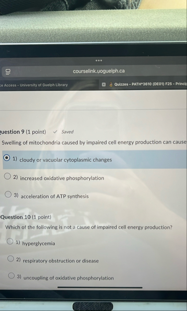 Solved courselink.uoguelph.caEe Access - ﻿University of | Chegg.com