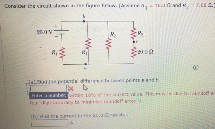 Solved Consider the circuit shown in the figure below. | Chegg.com