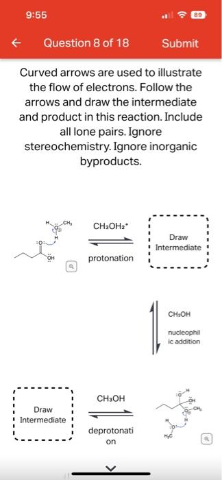 Solved Curved arrows are used to illustrate the flow of | Chegg.com