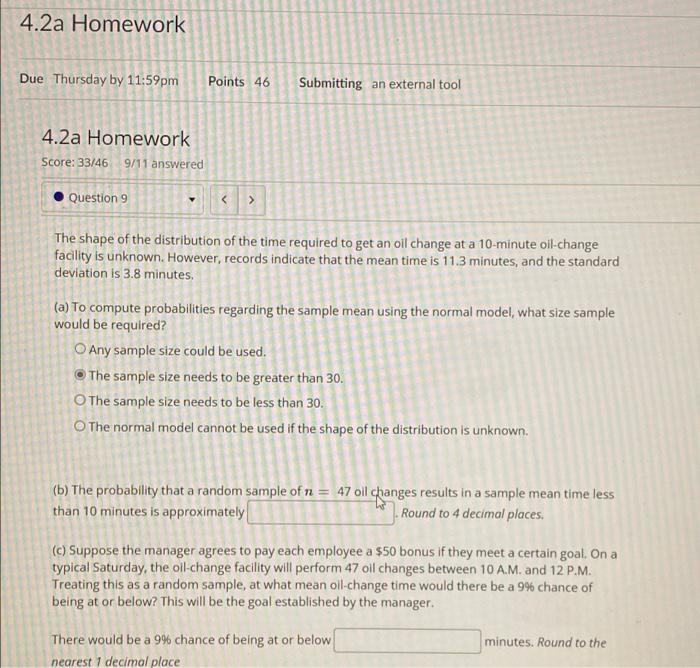 Solved 4.2a Homework Due Thursday by 11:59pm Points 46 | Chegg.com