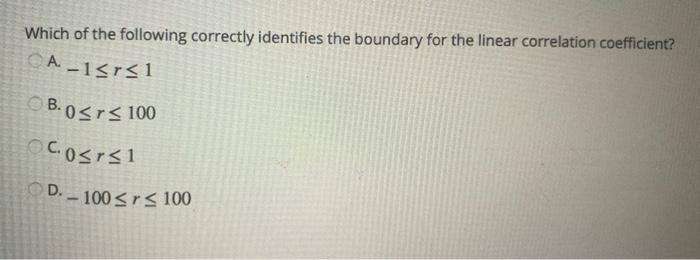 Solved Which of the following correctly identifies the | Chegg.com