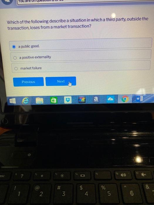 Solved Which of the following describe a situation in which | Chegg.com