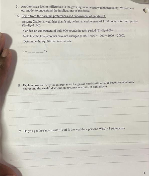 Solved General Equilibrium Model of Interest Rates . This | Chegg.com