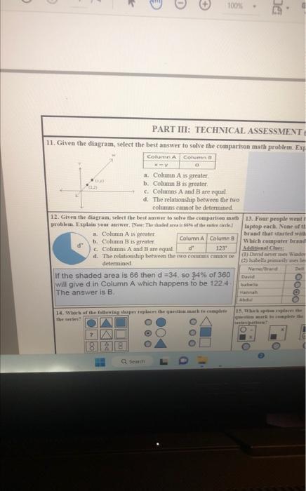 Solved given the diagram select the answer to solve the | Chegg.com