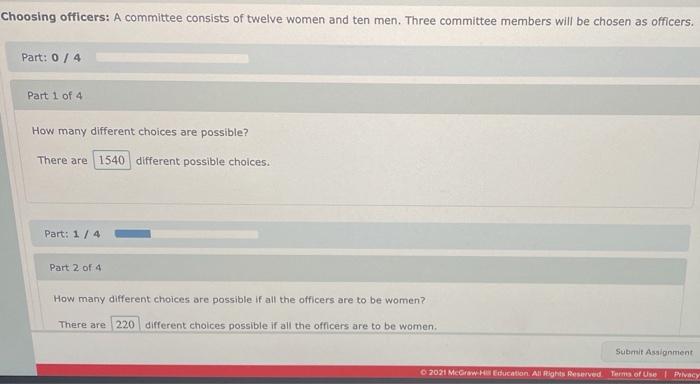 Solved Choosing officers: A committee consists of twelve | Chegg.com