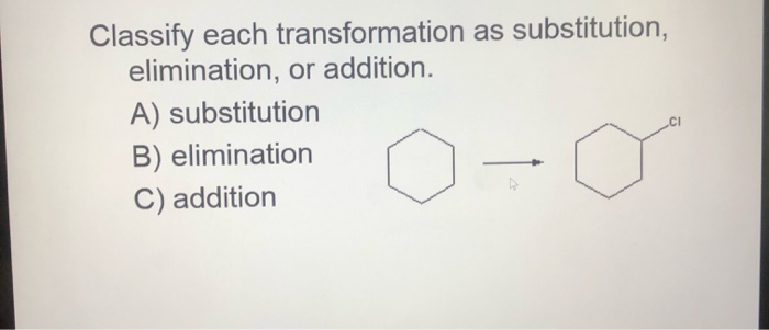 Solved Classify each transformation as substitution, | Chegg.com