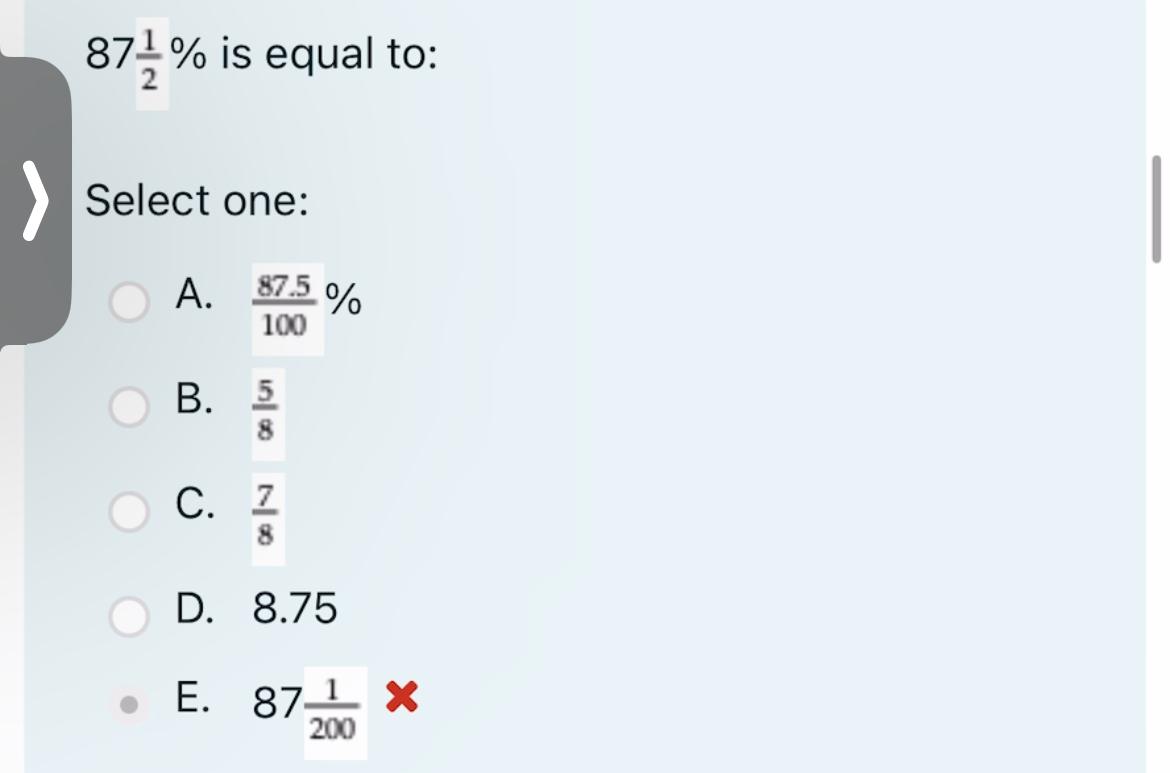 Solved 8712 ﻿is Equal To Select
