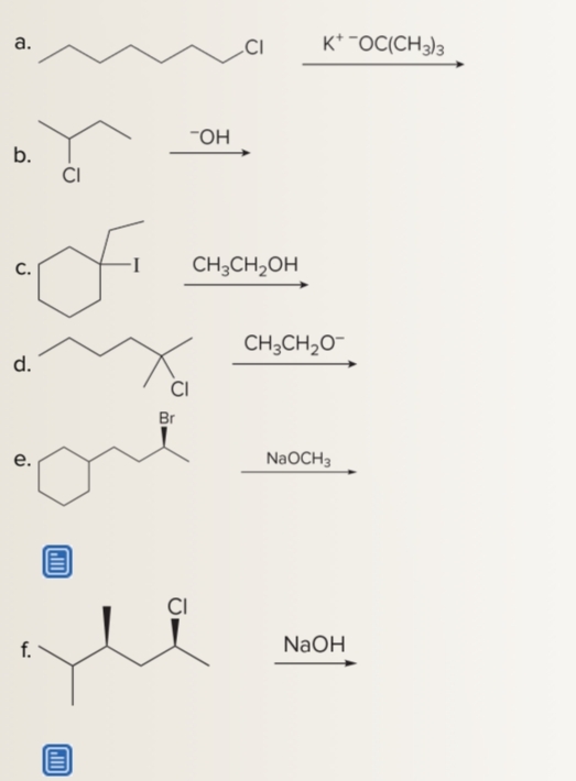 Draw the products in each | Chegg.com
