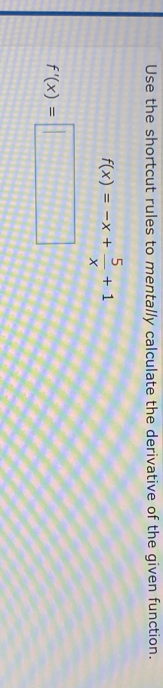 Solved Use the shortcut rules to mentally calculate the | Chegg.com