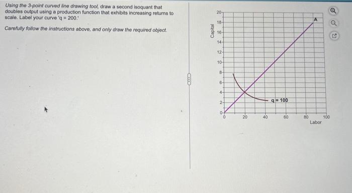 Solved Using the 3-point curved line drawing fool, draw a | Chegg.com