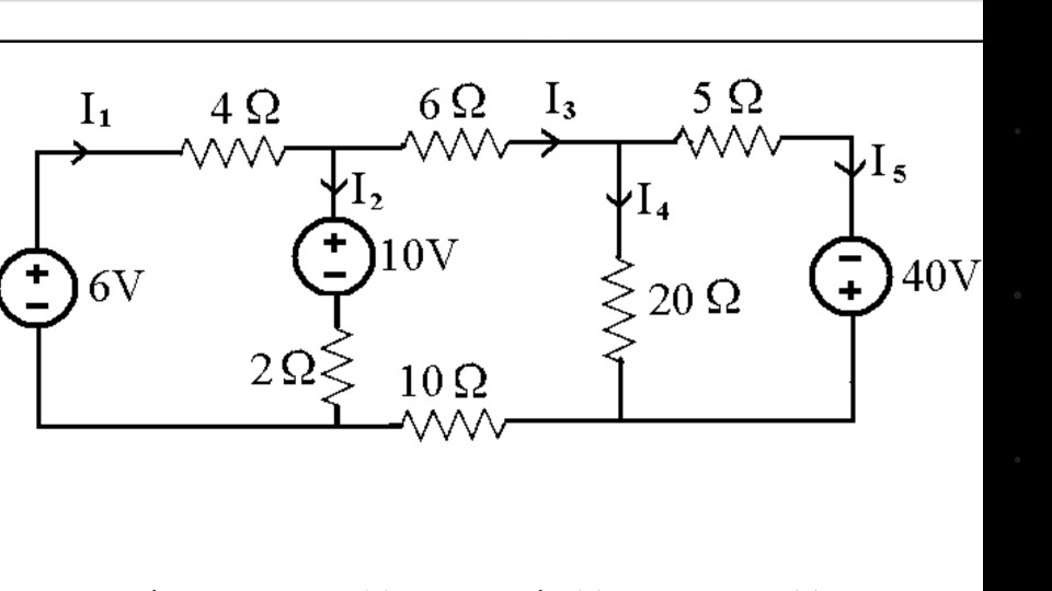 Solved Calculate I1, I2, I3, I4 and I5 in the connection. | Chegg.com