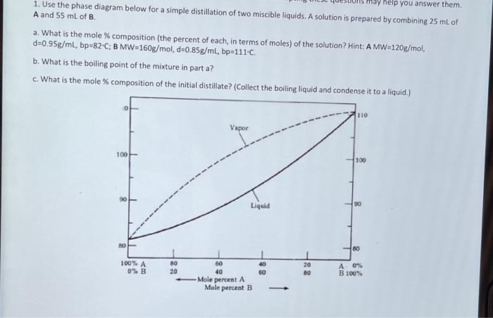 Solved help you answer them. 1. Use the phase diagram below | Chegg.com