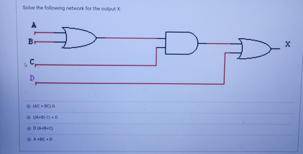 Solved For the multiplexer circuit shown a combination of | Chegg.com