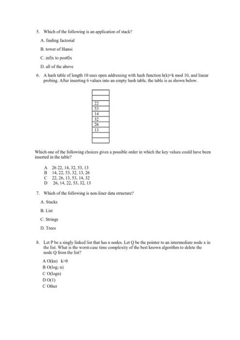 Solved 1. Minimum number of fields in each node of a doubly | Chegg.com